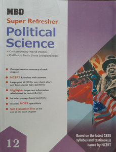 MBD Super Refresher Political Science Class 12: Buy MBD Super Refresher ...