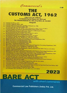 Customs Act, 1962 - BARE ACT - Latest 2023 Edition Commercial: Buy ...