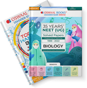 Oswaal Biology Topper's Handbook + 35 Years' NEET UG Solved Papers 1988 ...