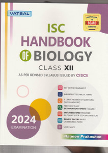 Vatsal ISC Handbook Of Biology Class 12 (As Per Revised Syllabus ...