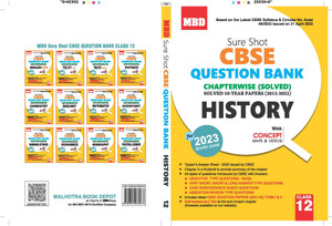 MBD Sure Shot History CBSE Class 12 Question Bank Latest Edition (2023 ...