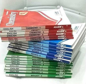 Allen Study Material Used Book Physics 6 Chemistry 6 Biology 8: Buy ...