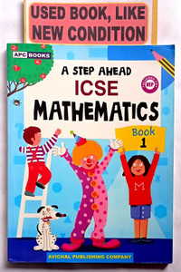 A Step Ahead Icse Mathematics Class- 1 (Old Book): Buy A Step Ahead ...