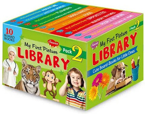 My First Picture Library Cute Board-Books For Little Ones (Set Of 10 ...