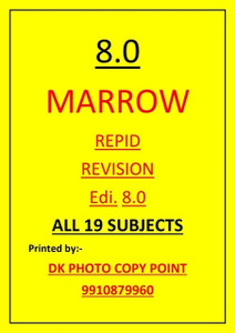 Marrow Rapid Revision Edition-8.0 Coloured Print Spiral Binding 6vol ...
