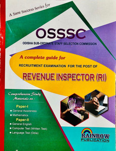 Osssc Revenue Inspector (Ri) Odisha Sub-Ordinate Staff Selection ...