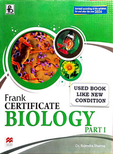 Frank Certificate Biology Part 1 Class-9(Old Book): Buy Frank ...