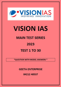 Vision IAS Mains 2023 Test 1 To 28 Qustion With Model Answers Photocopy ...