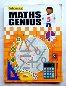 Maths Genius Class- 5 With Workbook (Old Like New Book): Buy Maths ...