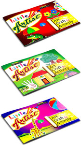 Little Artist - A, B & C Combo Of 3 Books (Art, Craft & Activity): Buy ...