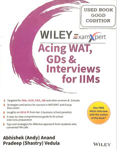 Acing WAT, GDs & Interviews For IIMs (Old Used Book): Buy Acing WAT ...