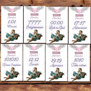 Angel Number Oracle Cards(Mini) - A 40 Card Deck: Buy Angel Number ...