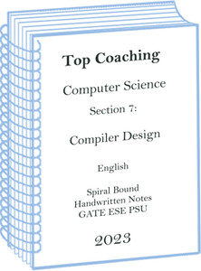 Compiler Design Section 7 Computer Science Handwritten Notes For ESE ...