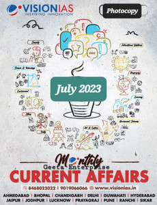 Vision IAS Current Affairs July 2023 Photocopy: Buy Vision IAS Current ...