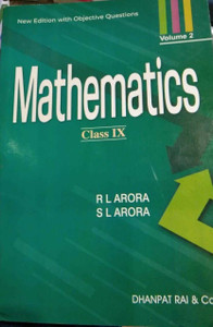 Mathematics Class 9: Buy Mathematics Class 9 by R L Arora S L Arora at ...