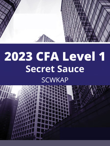 2023 CFA Level 1 Kaplan Schweser Secret Sauce: Buy 2023 CFA Level 1 ...