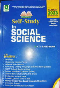 Evergreen Cbse Self-Study In Social Science - Class 9 - For 2023 Exams ...