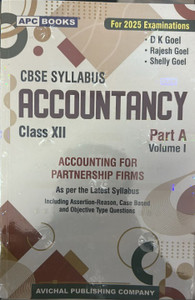 Accountancy Class- XII (Part-A) Vol 1 (English, Paperback, Goel D.K ...
