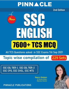 SSC English TCS 7600+ MCQ Topic Wise Book With The Detailed Explanation ...