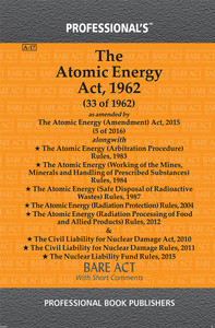 Atomic Energy Act 1962 Alongwith Rules: Buy Atomic Energy Act 1962 ...