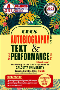 Autobiography Text & Performance [ SEM - 6 : DSE B-3 & DSE B-4 Combined ...