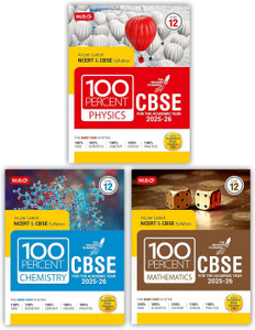 MTG CBSE Class-12 100 Percent Physics, Chemistry, Mathematics For 2025 ...