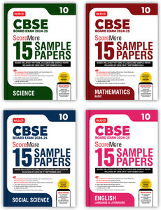 MTG CBSE Class 10 ScoreMore 15 Sample Papers Science, Mathematics Basic ...