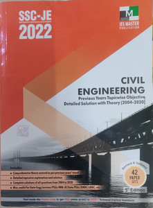Ies Master Civil Engineering Ssc Je 2022 New 42 Paper Set 5th Edition ...