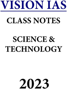 VISION IAS General Studies Science & Technology Latest Handwritten ...