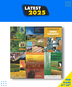 NCERT Geography Books Set Class 6 To 12 English Medium -Binded Books ...