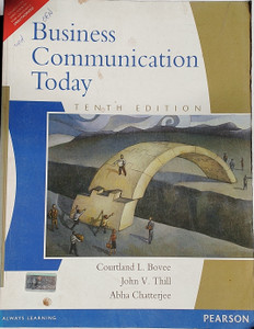 BUSINESS COMMUNICATION TODAY (Old Used Book): Buy BUSINESS ...