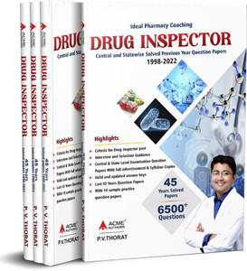 Drug Inspector 45 Year's ( 1998- 2022 ) Previous Year Solved Question ...