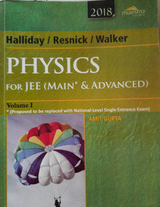 Halliday/Resnick/Walker PHYSICS for JEE(MAIN AND ADVANCED) VOLUME 1 ...