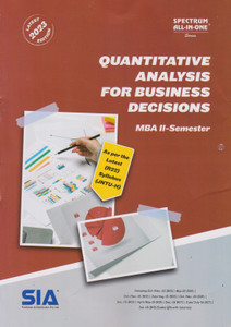 Quantitative Analysis For Business Decisions MBA II-Sem As Per The ...