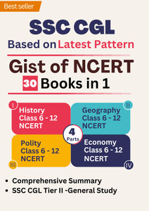 SSC CGL General Awareness - Gist Of NCERT 30 Books In 1 - Class 6 To 12 ...