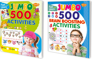 500 Activity Set Of 2 Books | Fun & Learn 500 Activities And Fun And ...