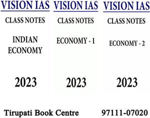 VISION IAS General Studies Indian Economy Latest Handwritten Class ...