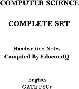 Complete Computer Science Handwritten Notes By Selected Students In ...