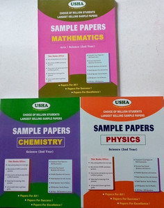 USHA +2 Sample Papers Physics, Chemistry , Mathematics: Buy USHA +2 ...