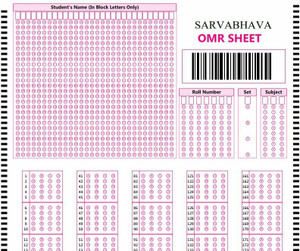 51 Neet Mock Test Practice Omr Sheets 200 Questions Per Sheet: Buy 51 ...