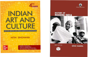 1 By 2 Books (Indian Art Culture 4th Edition And History Of Modern ...
