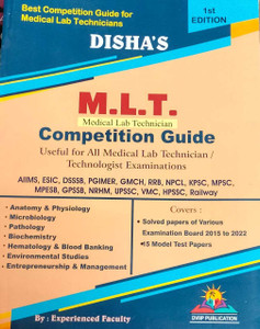 Dviip Mlt Disha's Competition Guide For All Medical Lab Technician ...
