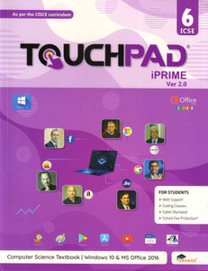 Touchpad IPRIME Ver. 2.0 For ICSE Class - 6 (Computer Science Textbook ...