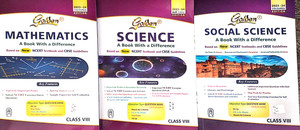 Golden Combo Class 8 Mathematics & Science & Social Science Guide ...
