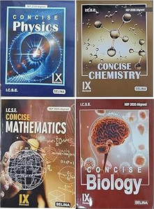 Selina ICSE Concise Textbooks Combo For Class 9, Physics, Chemistry ...