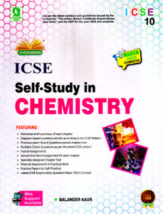 Evergreen ICSE Self-Study In CHEMISTRY - Class 10 For 2025 Examination ...