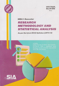 Research Methodology And Statistical Analysis MBA I-Semester As Per The ...