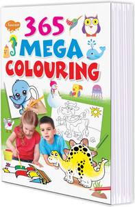 365 Mega Colouring books for kids : Kids colouring adventure ...