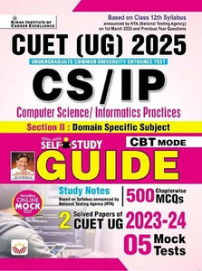 CUET UG 2025 CS/IP Computer Section & Informatics Practices GUIDE With ...
