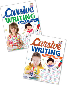 English Cursive Writing Books A Set 2 (Small Letters & Capital Letters ...